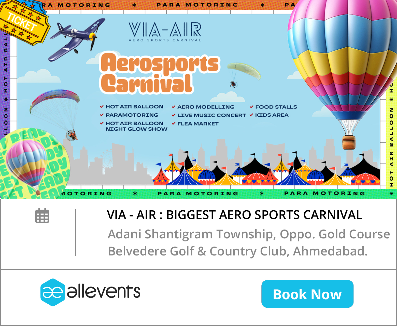 Join VIA-AIR Carnival for Hot Air Balloons, Paramotoring & More!